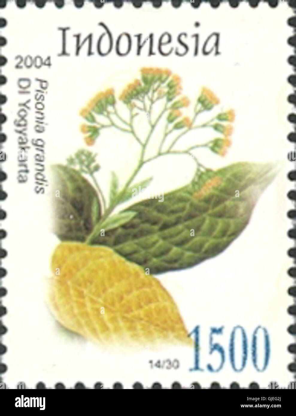 The Indonesia 014-04 stamp showcases a design related to Indonesian ...