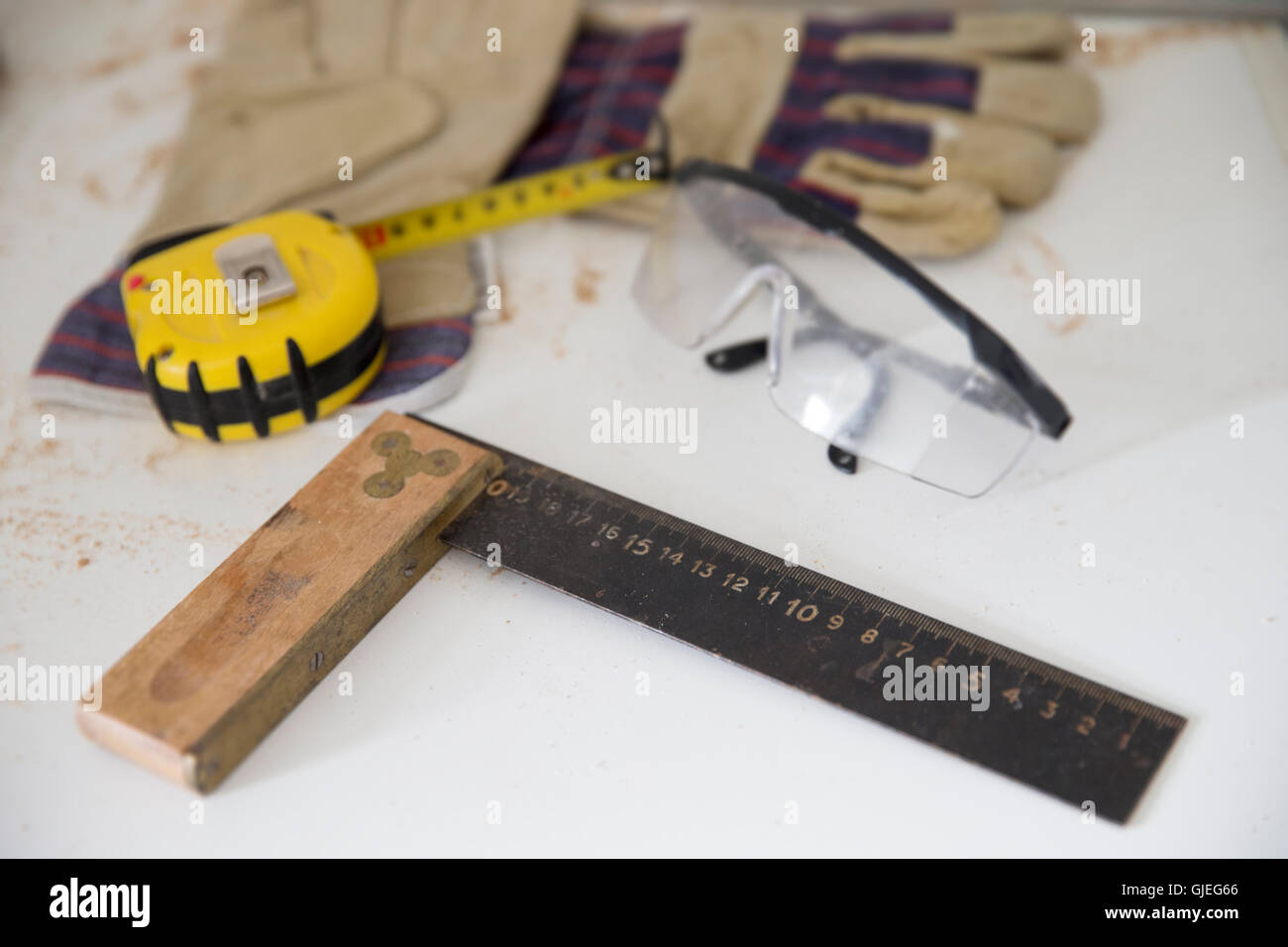 Building equipment in close-up Stock Photo - Alamy