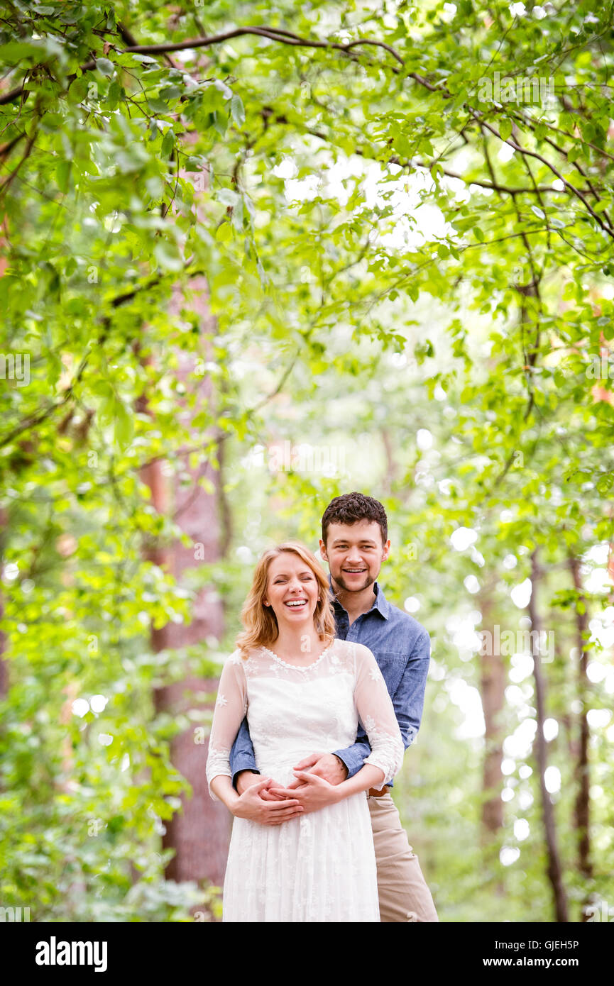 Beautiful wedding couple Stock Photo - Alamy