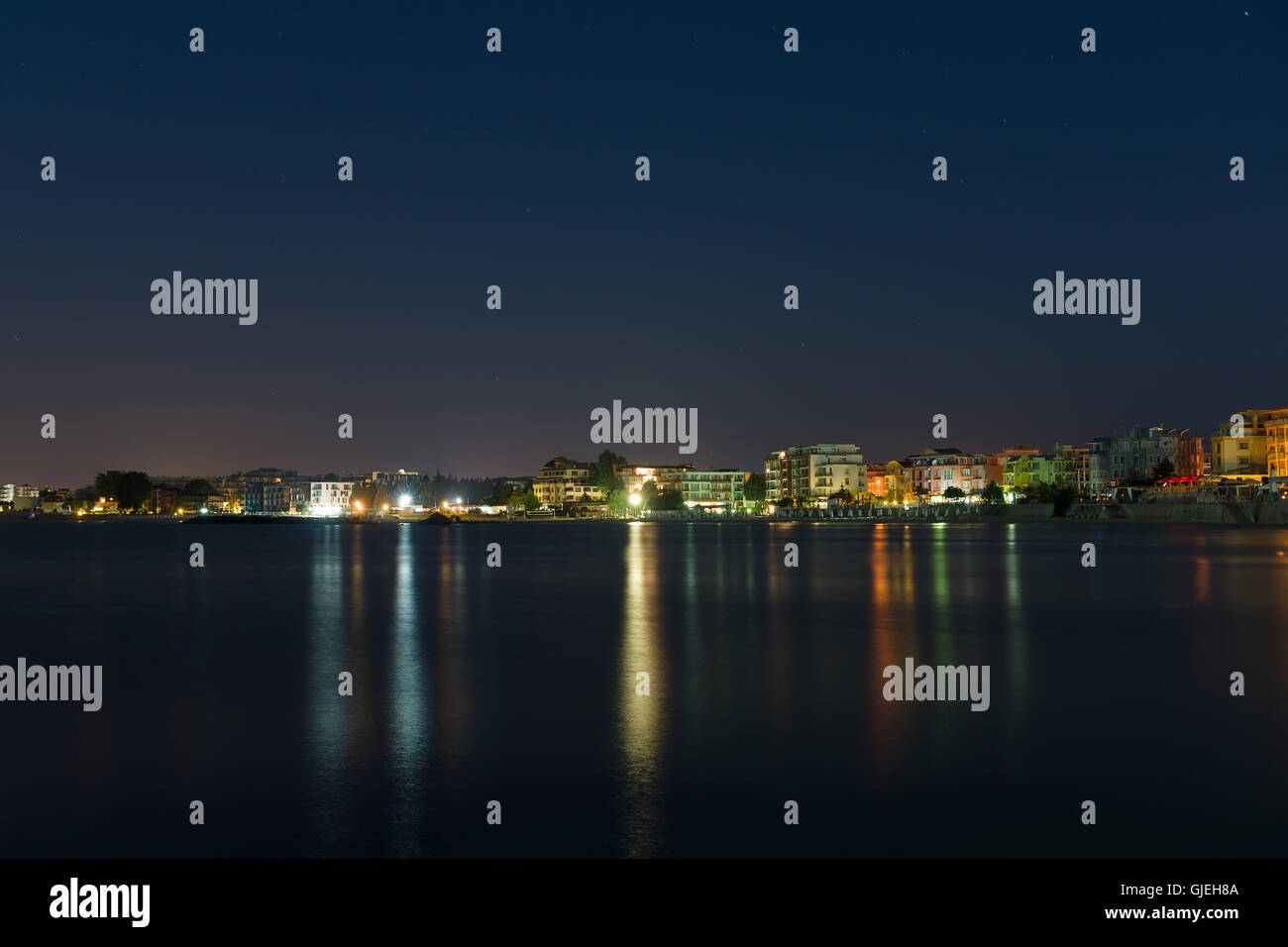 City view from the ocean hi-res stock photography and images - Alamy