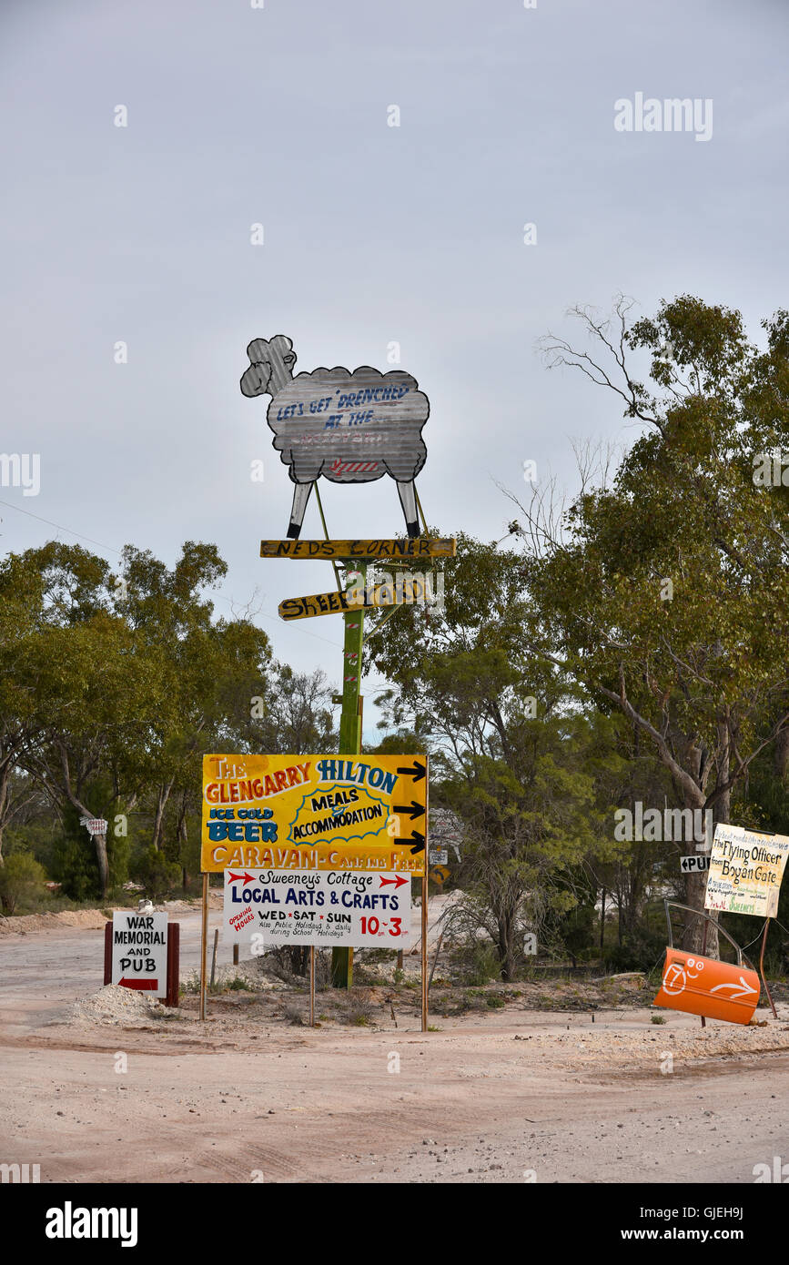 Multiple advertising signs hi-res stock photography and images - Alamy