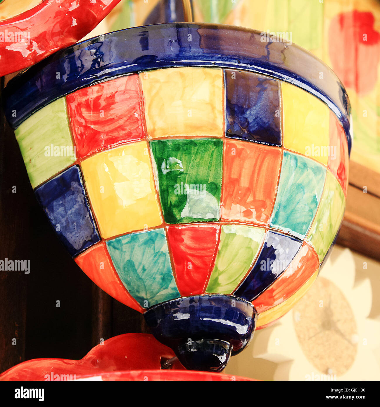 Colorful tile pattern hi-res stock photography and images - Alamy