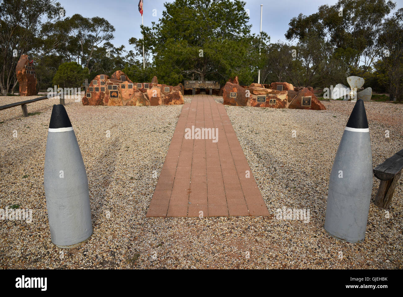 Sheepyard community war memorial at lake beard near grawin near ...