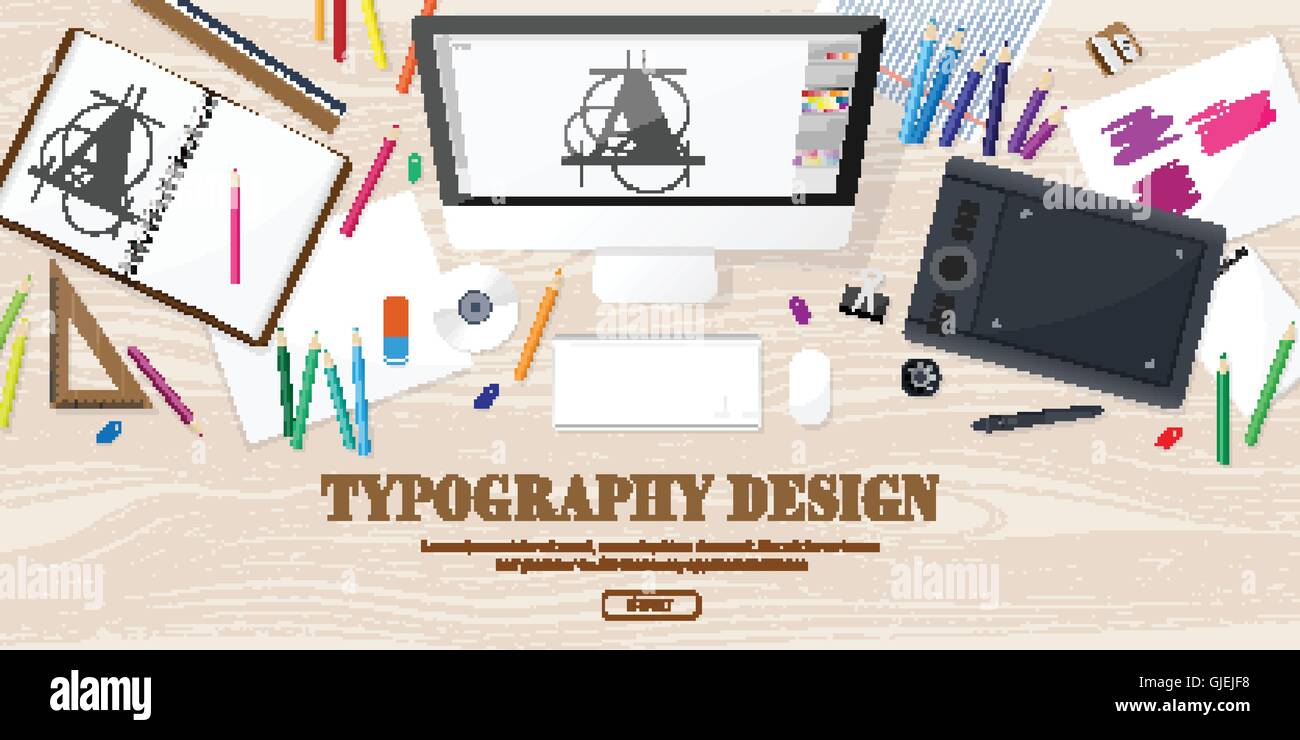 Graphic web design. Drawing and painting. Development. Illustration ...