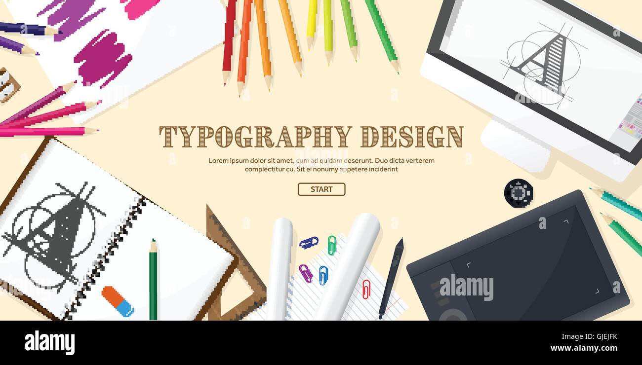 Graphic web design. Drawing and painting. Development. Illustration ...