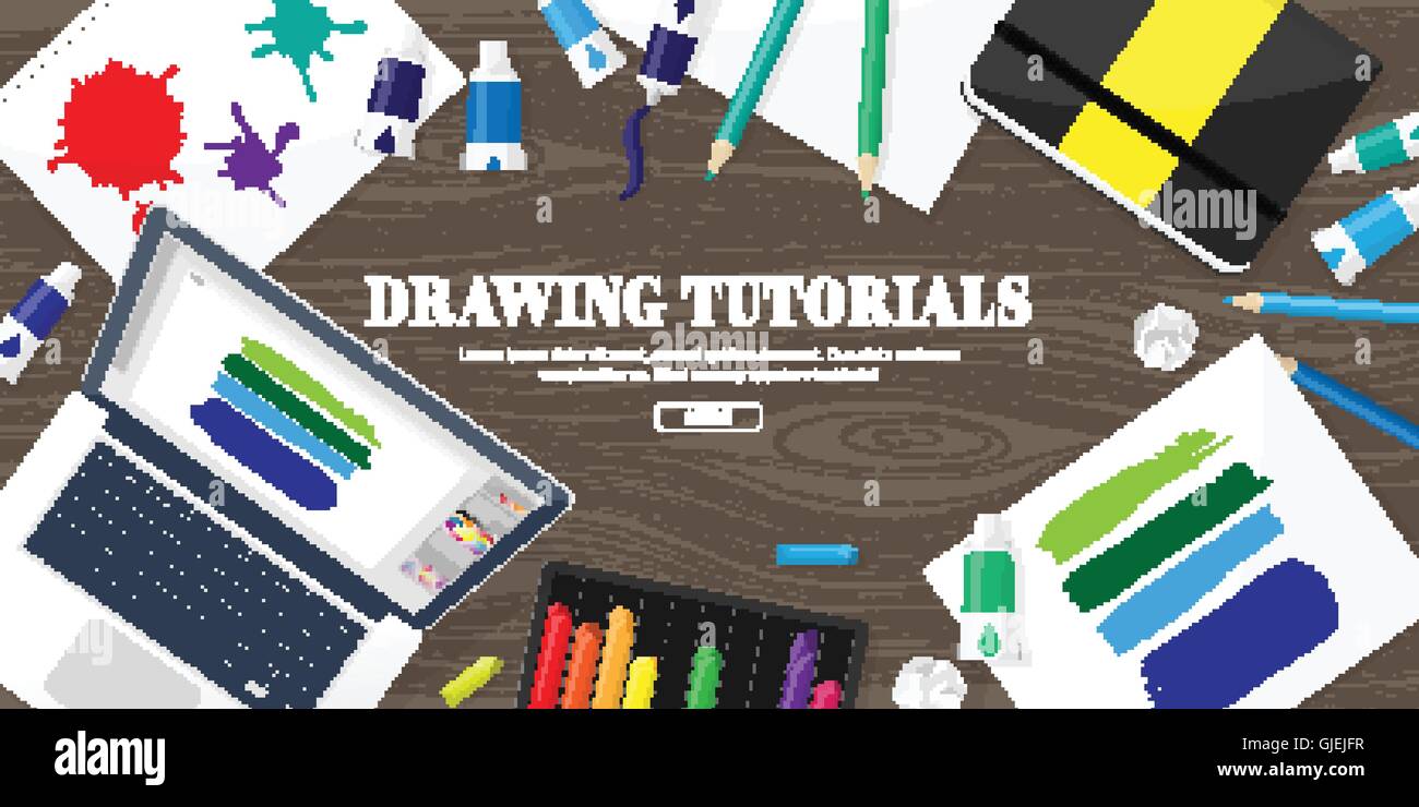 Graphic web design. Drawing and painting. Development. Illustration ...