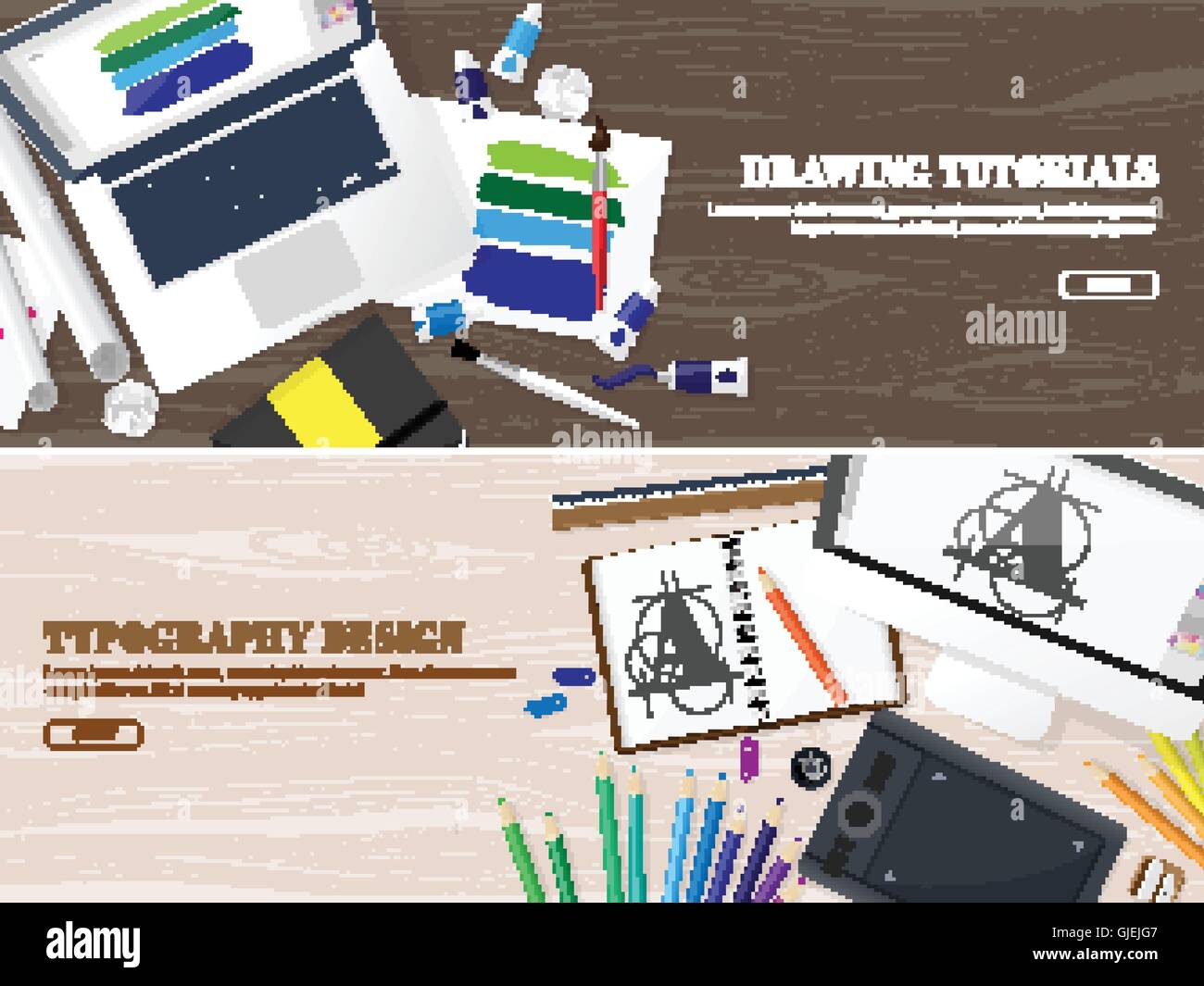 Graphic web design. Drawing and painting. Development. Illustration ...