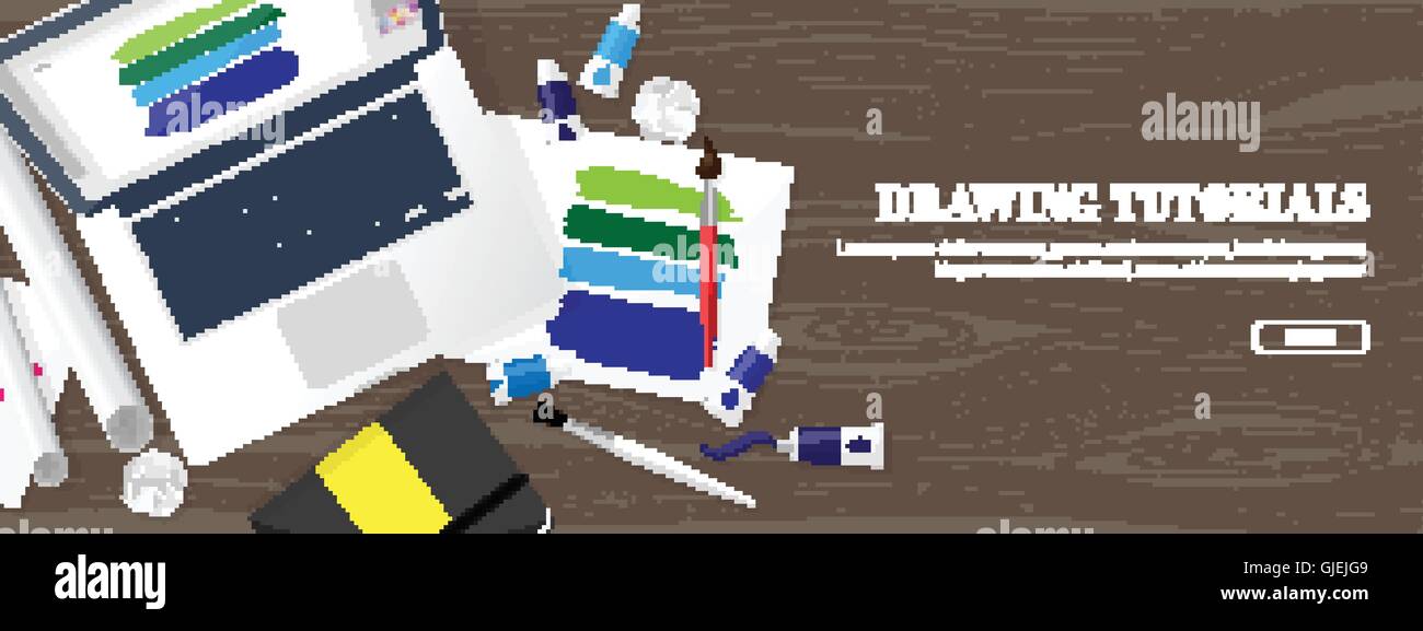 Graphic web design. Drawing and painting. Development. Illustration ...