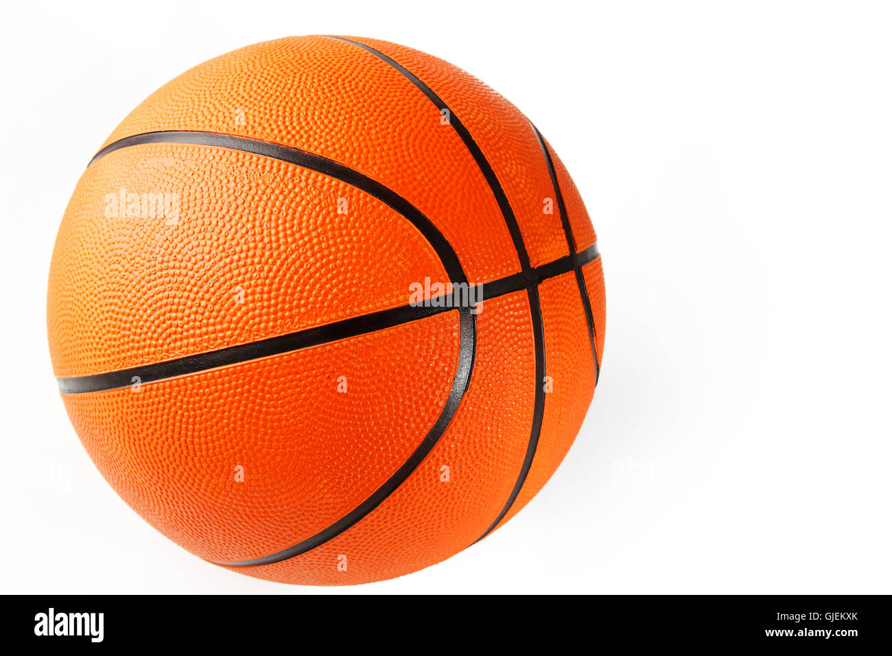 One basketball on plain background Stock Photo - Alamy