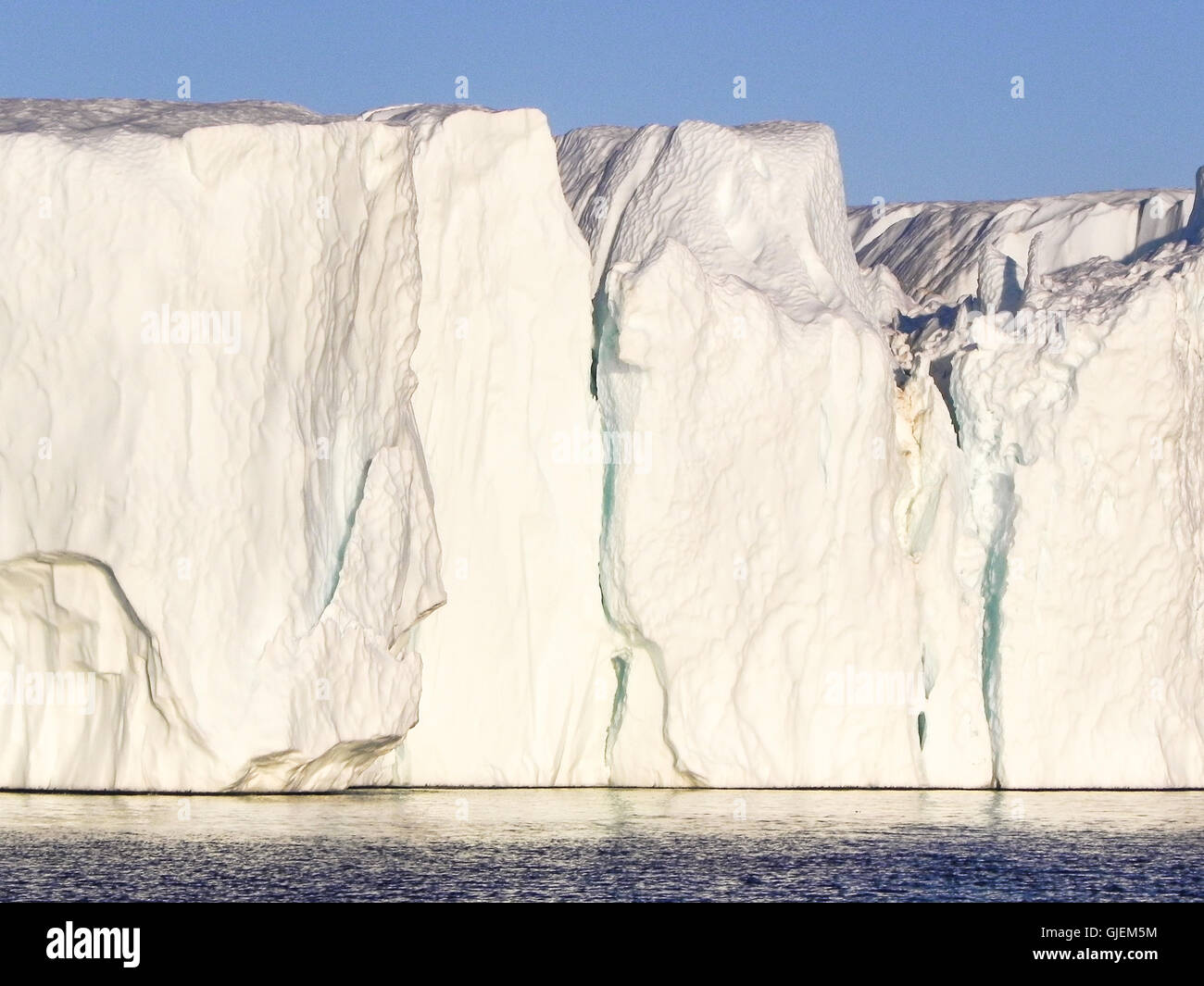 high rise icebergs in greenland, Disko bay Stock Photo - Alamy