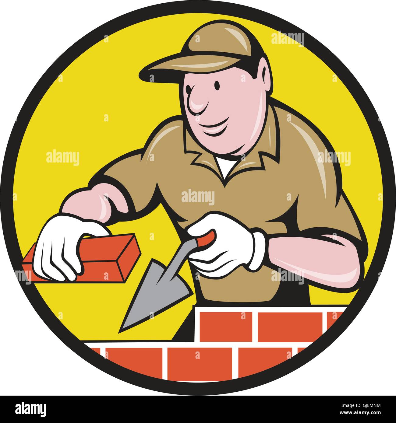 Plasterer Stock Vector Images - Alamy