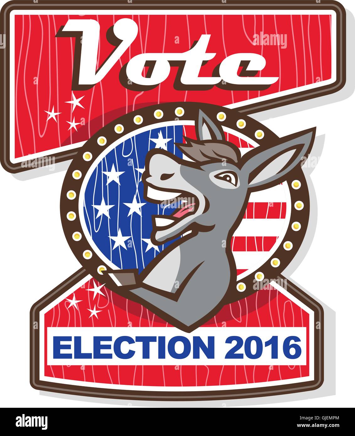 Smiling donkey cartoon hi-res stock photography and images - Alamy