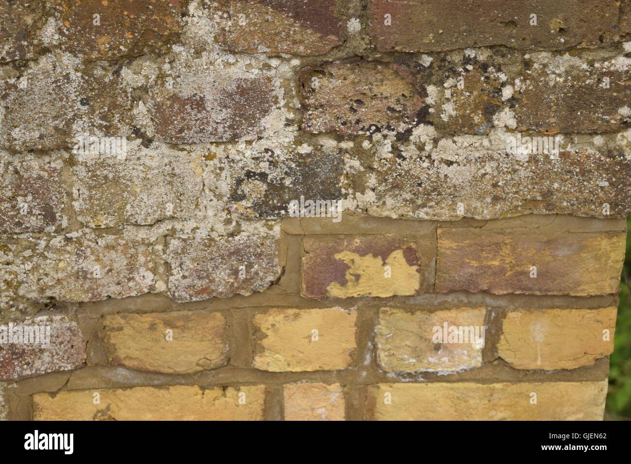 Ancient Brick Wall Stock Photo - Alamy