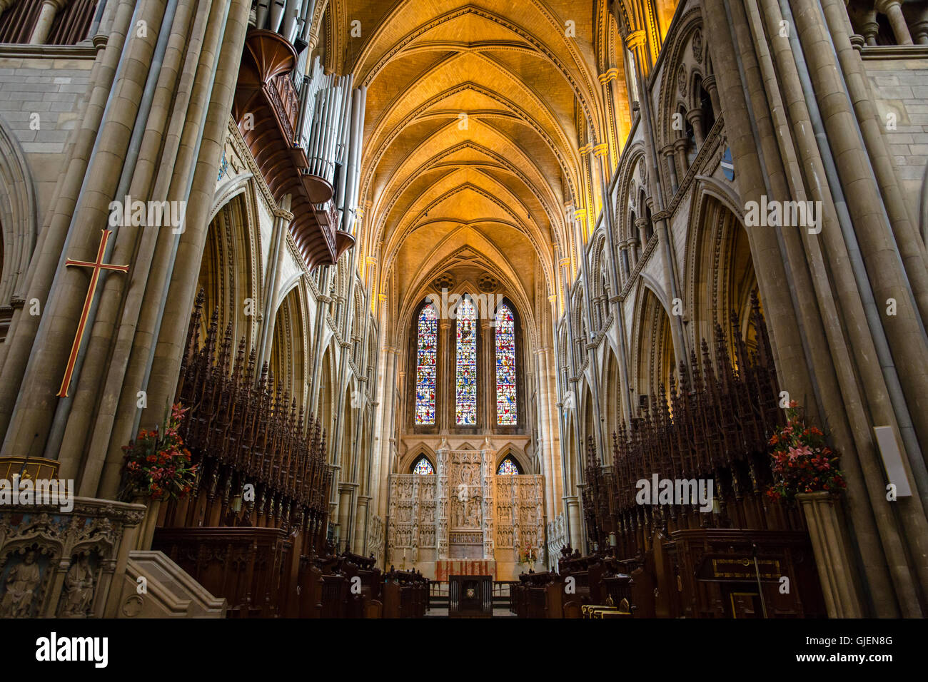 Truro cathedral interior hi-res stock photography and images - Alamy