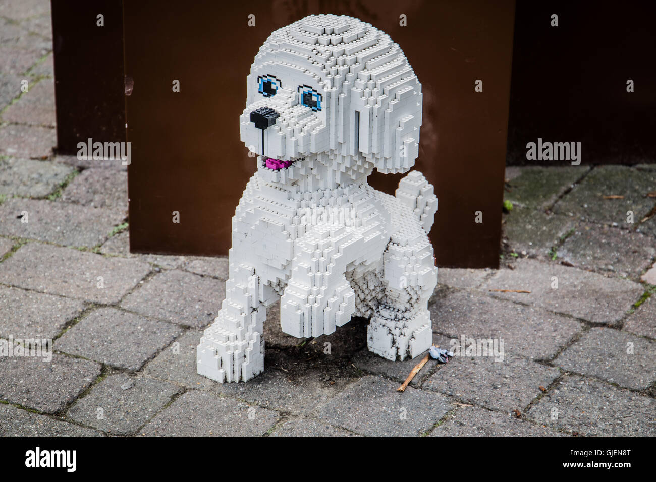 Dog figure Legoland Windsor Stock Photo - Alamy