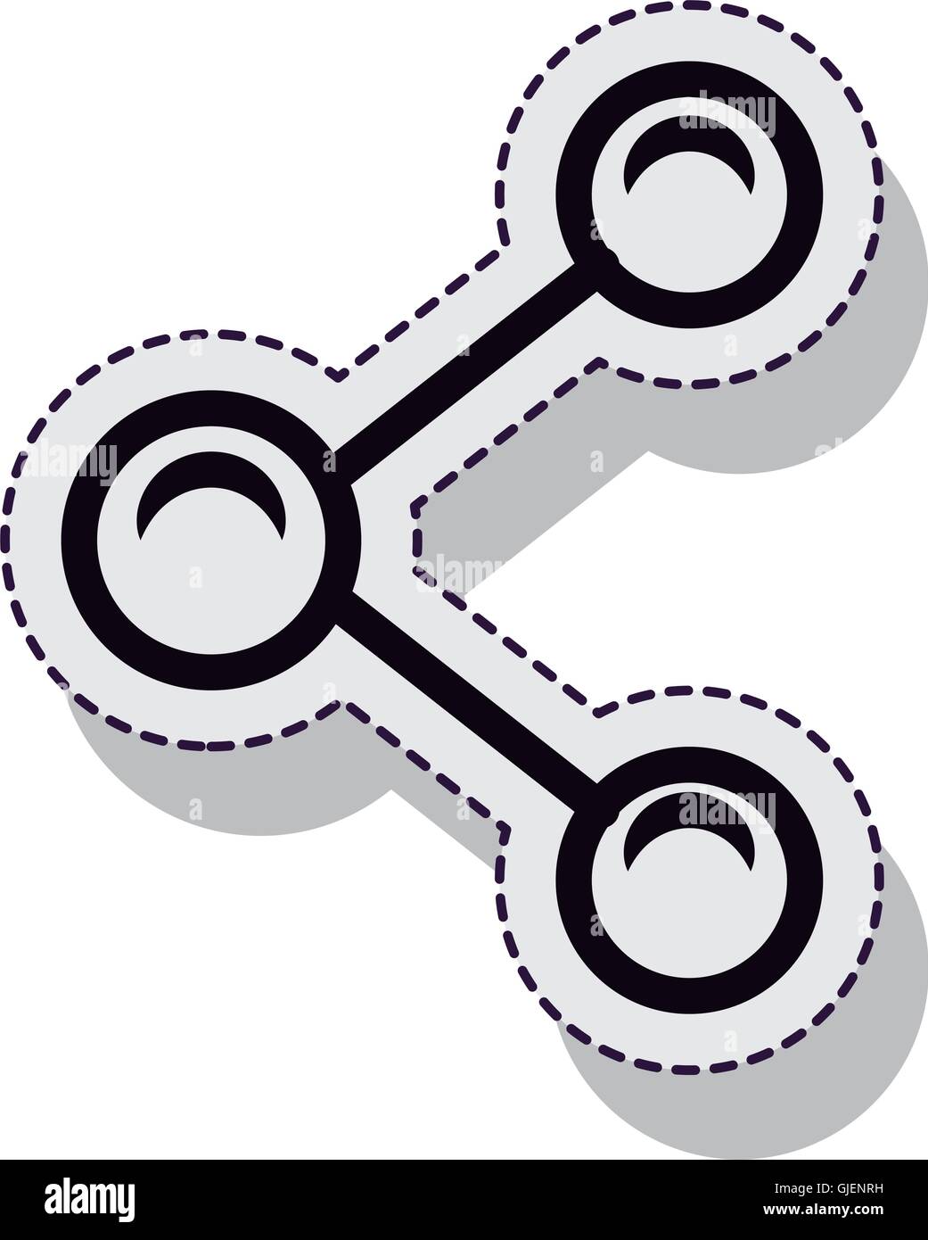 share symbol isolated icon Stock Vector Image & Art - Alamy