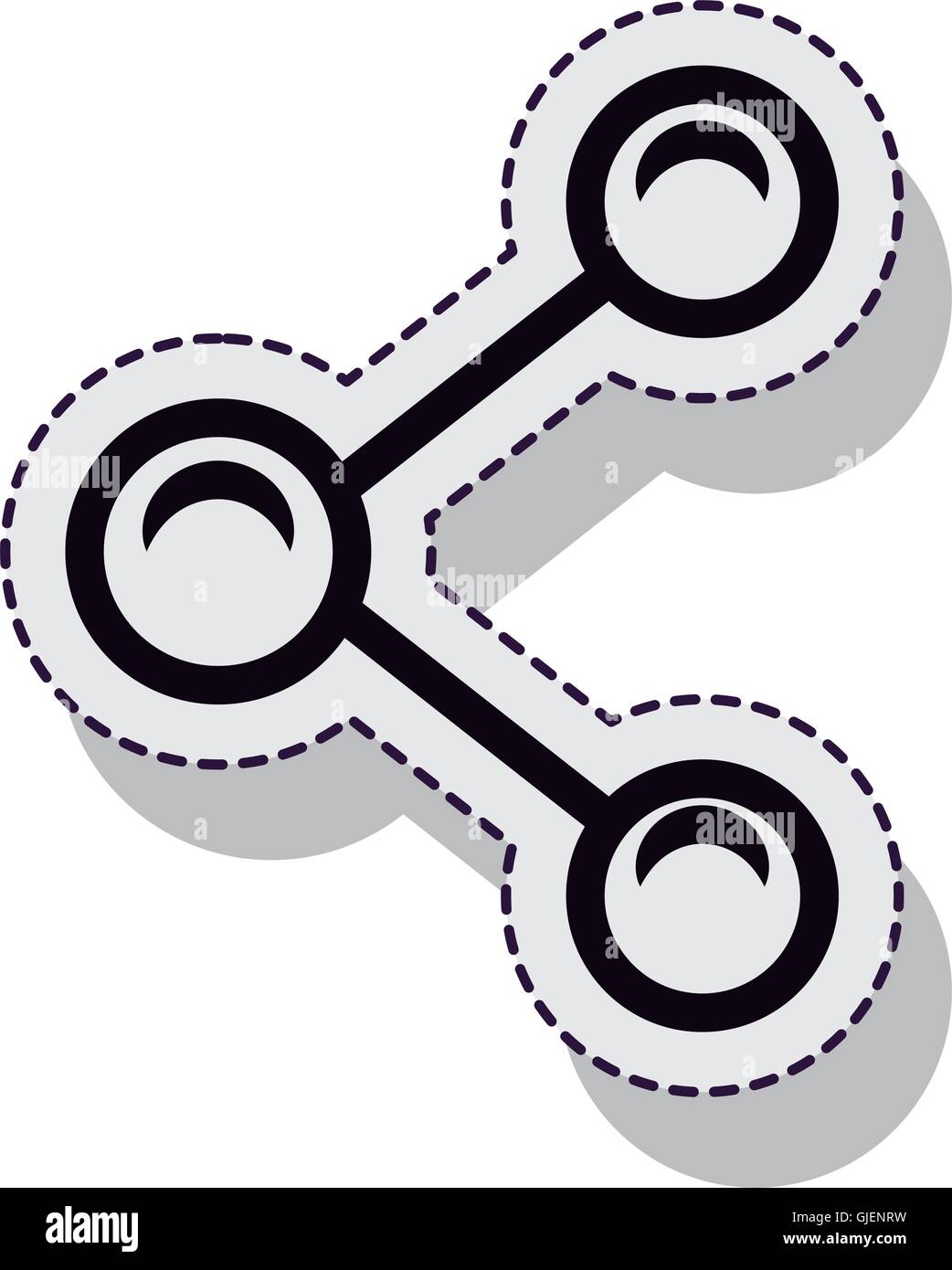 share symbol isolated icon Stock Vector Image & Art - Alamy