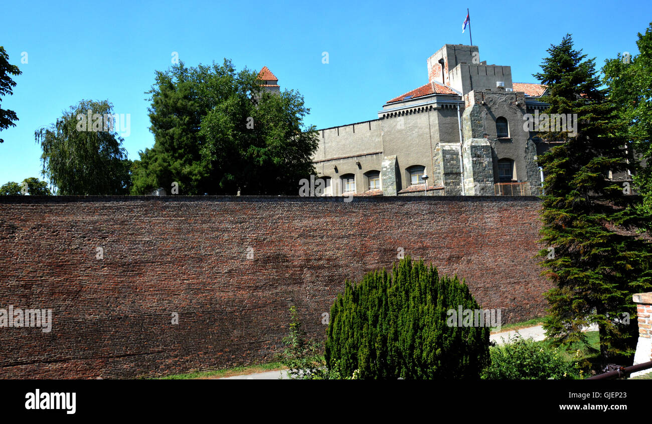 BELGRADE, SERBIA - AUGUST 15, 2016: Architecture details of Kalemegdan ...