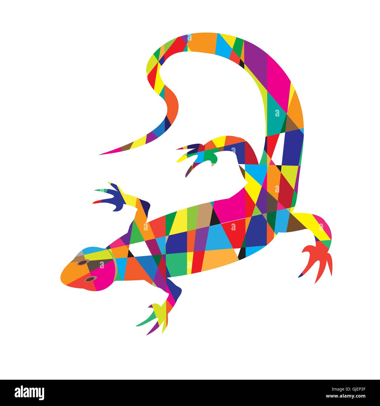 Mosaic Lizard High Resolution Stock Photography and Images - Alamy