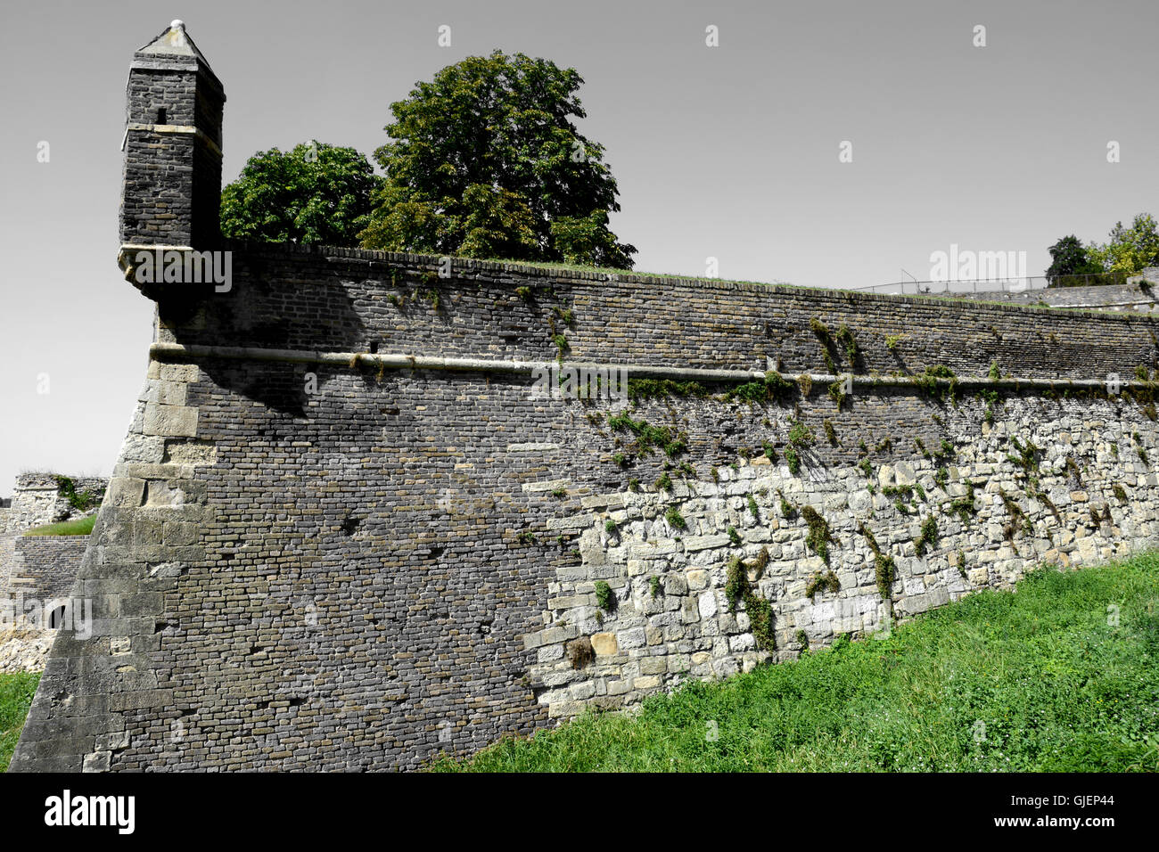 BELGRADE, SERBIA - AUGUST 15, 2016: Architecture details of Kalemegdan ...