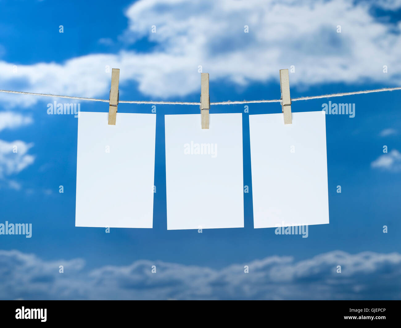 Empty Clothes Line High Resolution Stock Photography and Images - Alamy