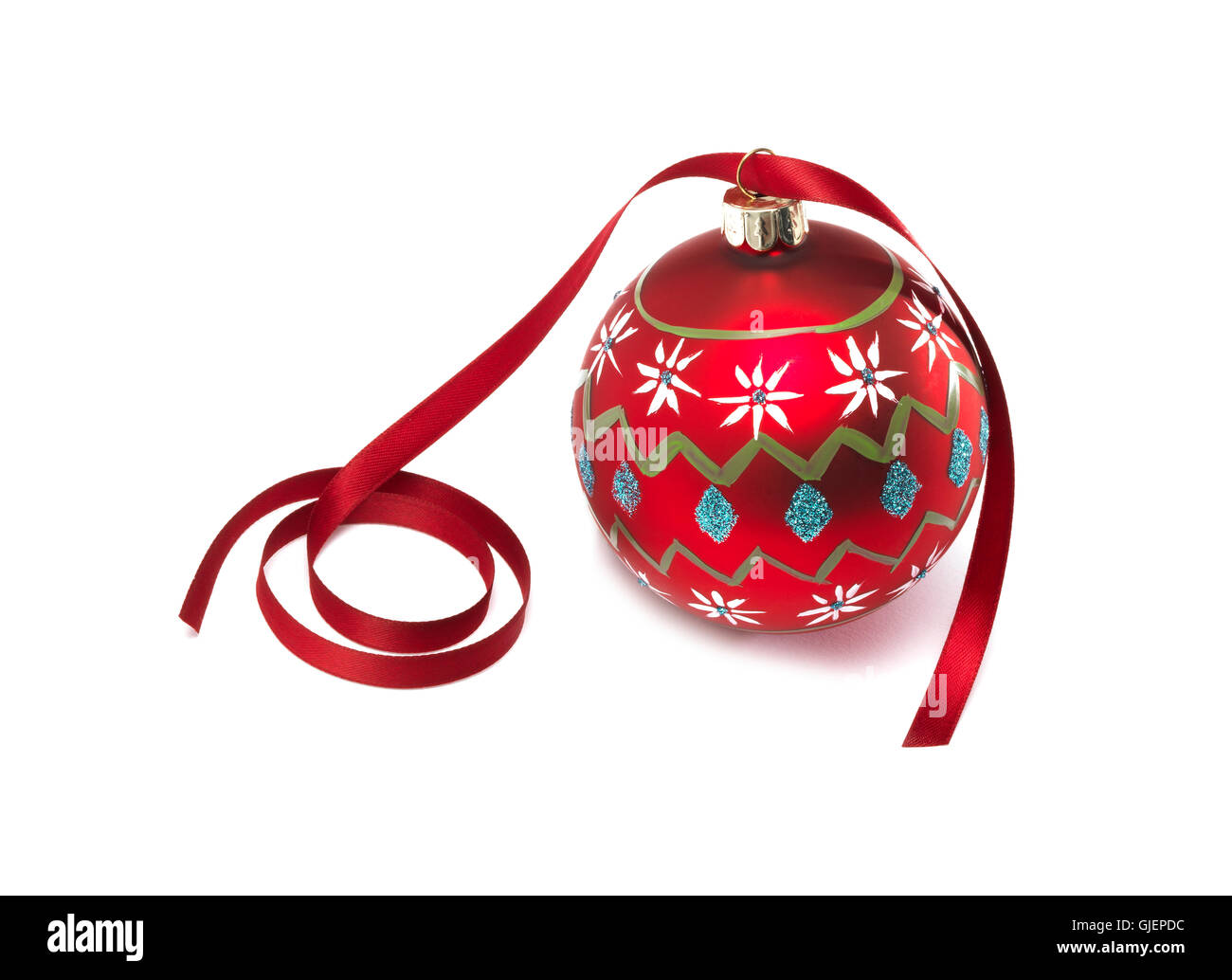 Red bauble hand hi-res stock photography and images - Alamy