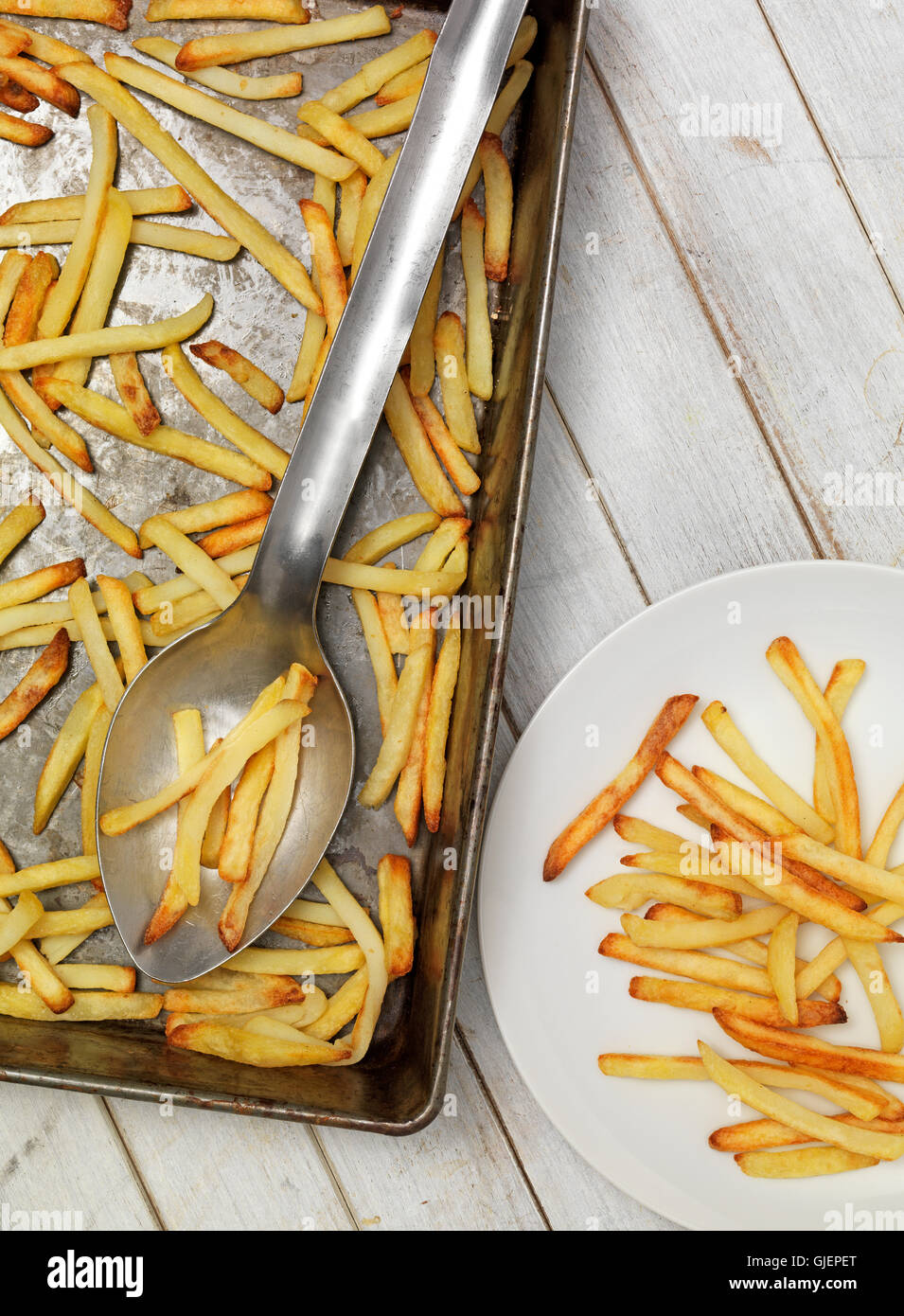 Cooked French Fries Stock Photo - Alamy