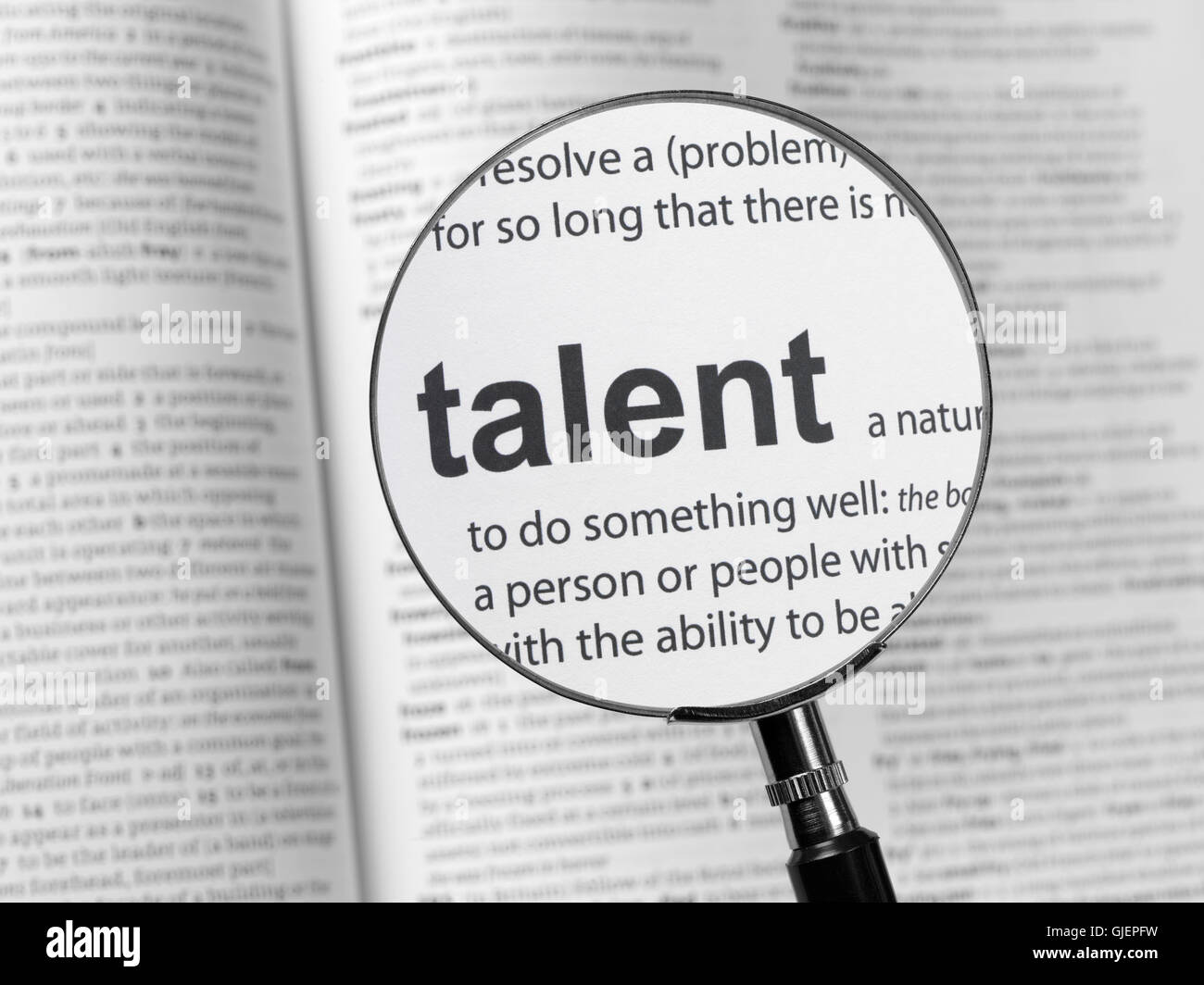 Talent hi-res stock photography and images - Alamy