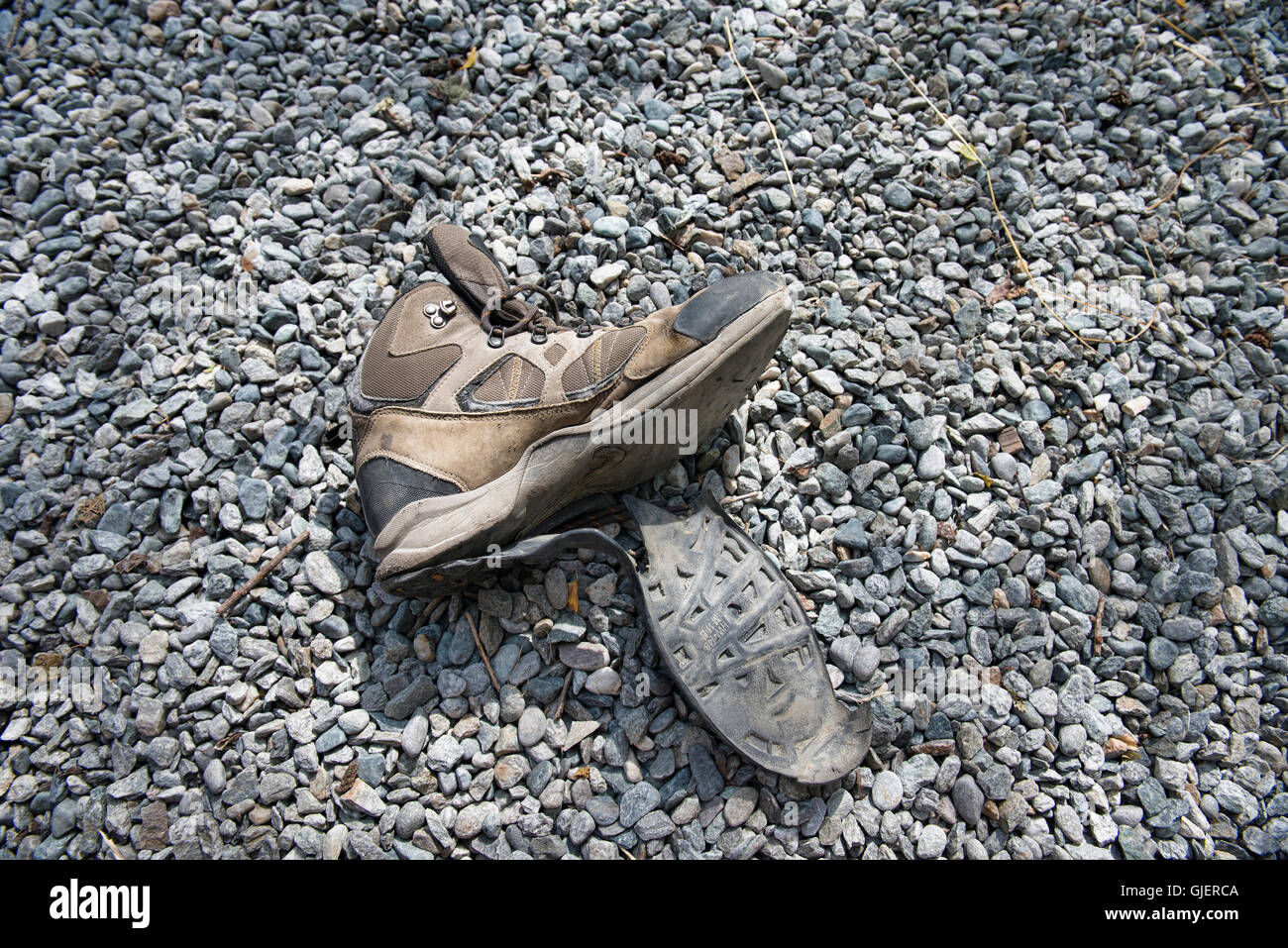 Broken boots hi-res stock photography and images - Alamy