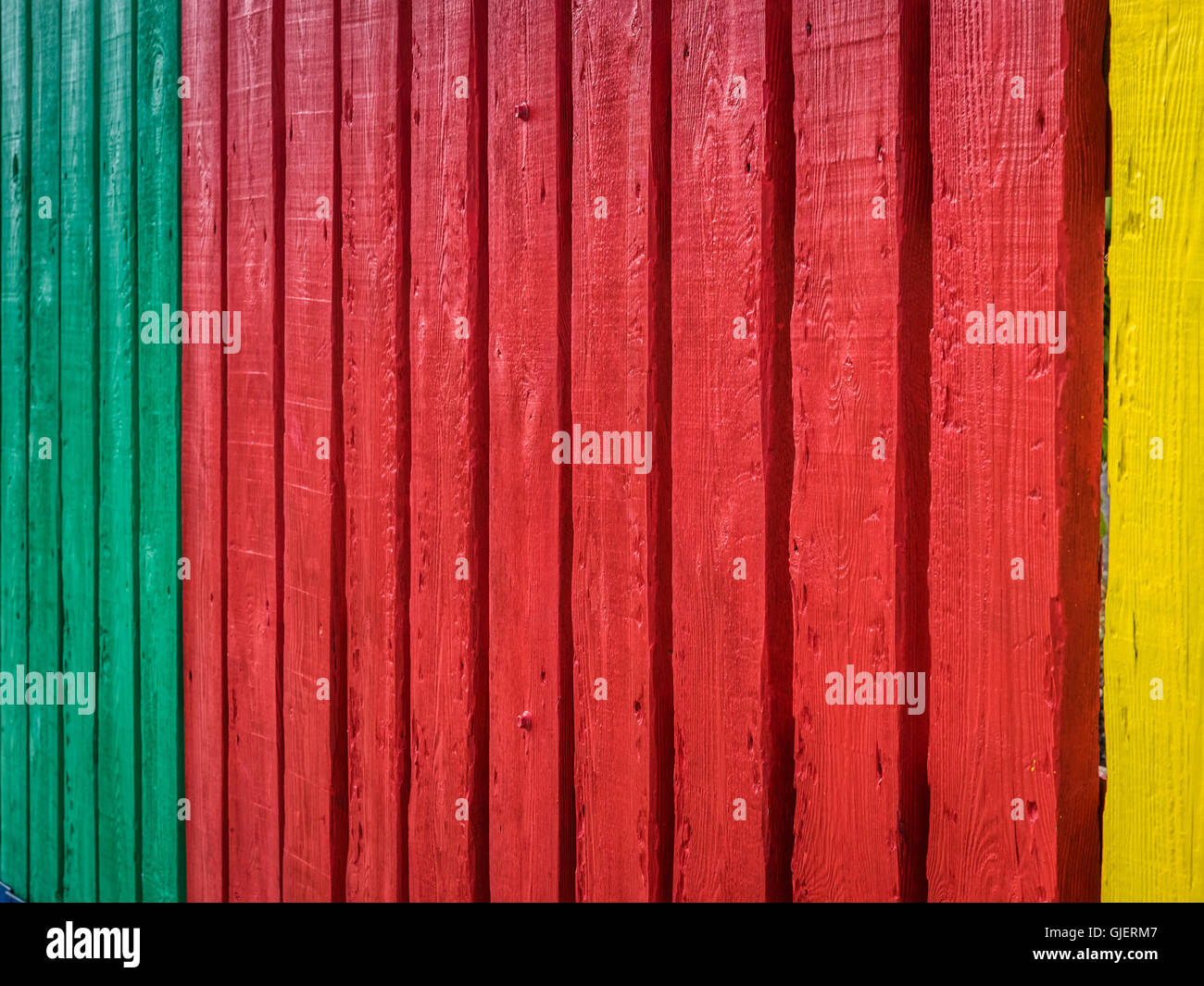 Colourful fence posts hi-res stock photography and images - Alamy