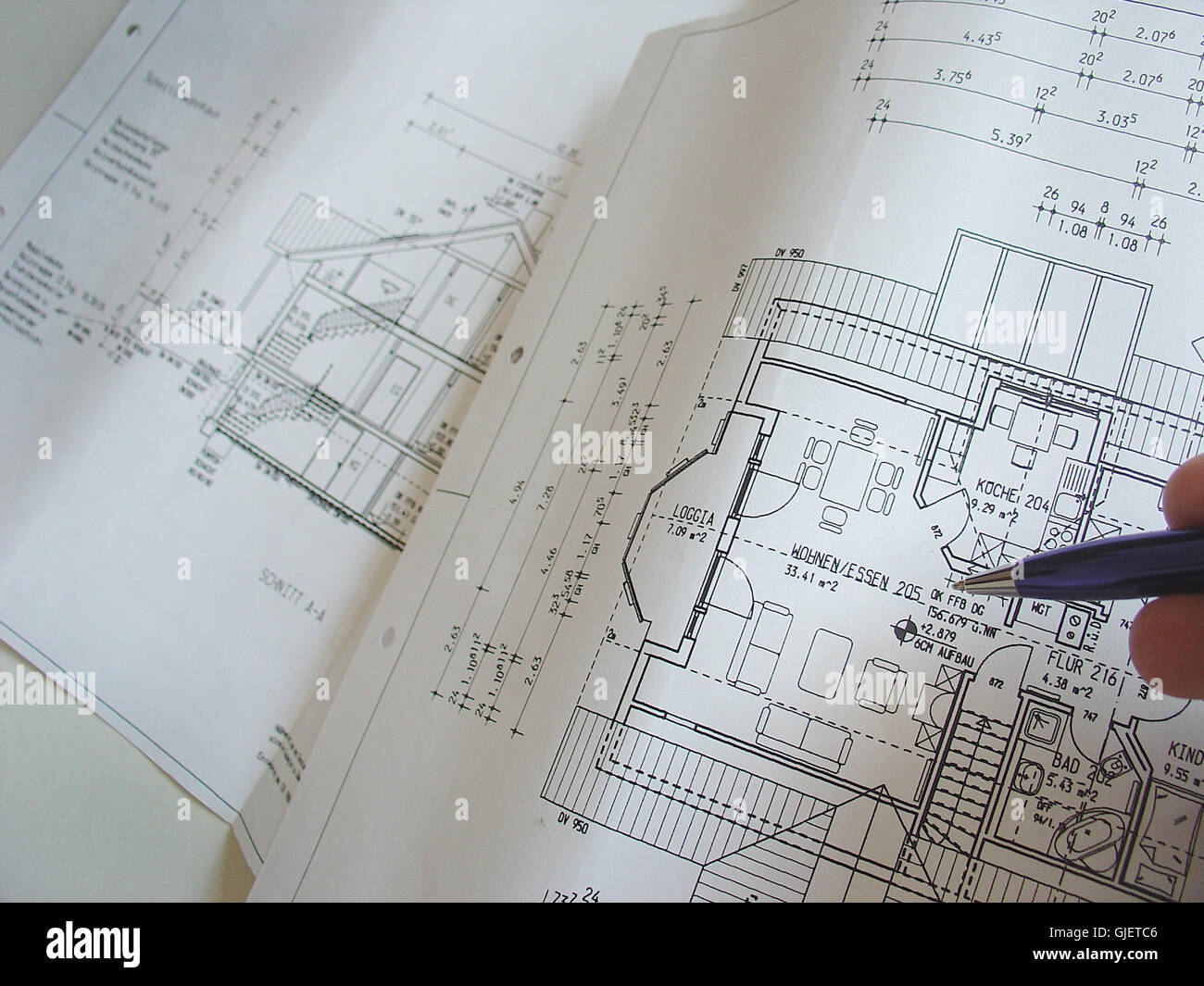 Architektenplan hi-res stock photography and images - Alamy