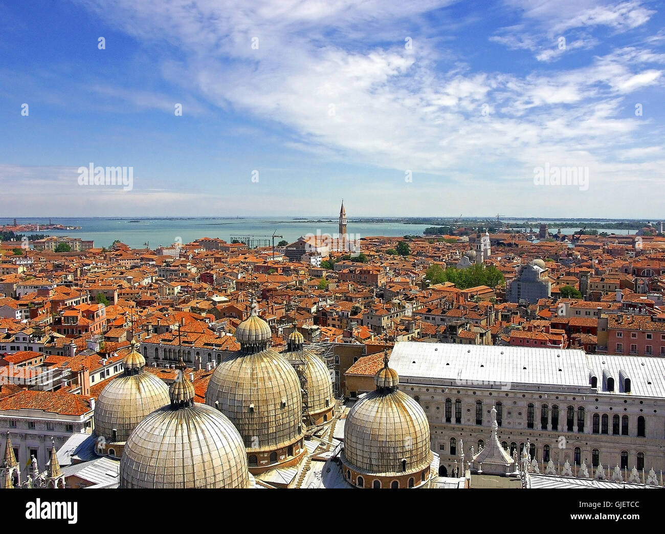 over the roofs of venice Stock Photo - Alamy