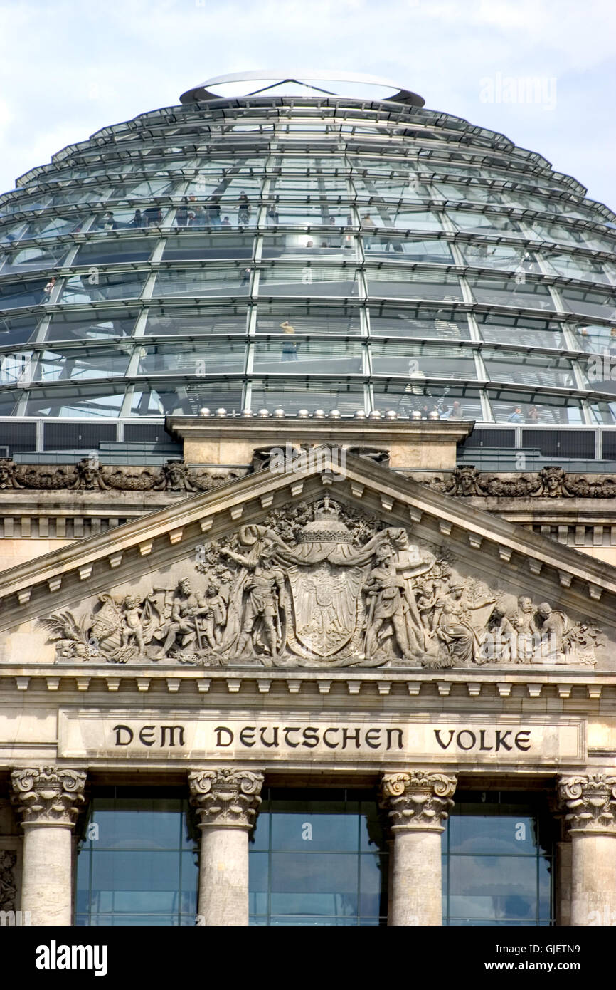 dome columns berlin Stock Photo - Alamy