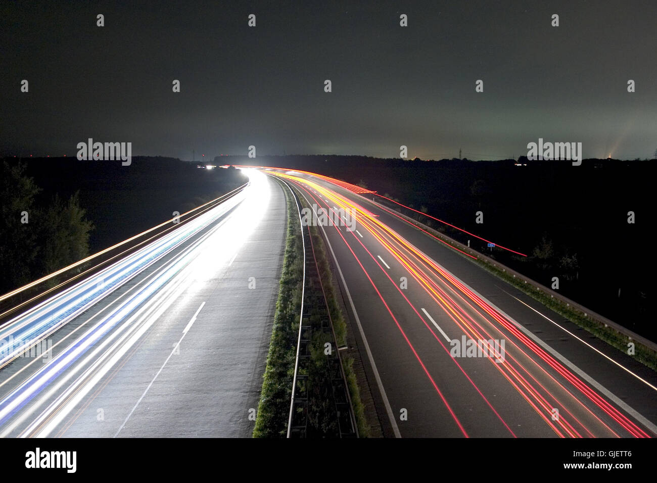 night photograph long-term exposure blank Stock Photo - Alamy