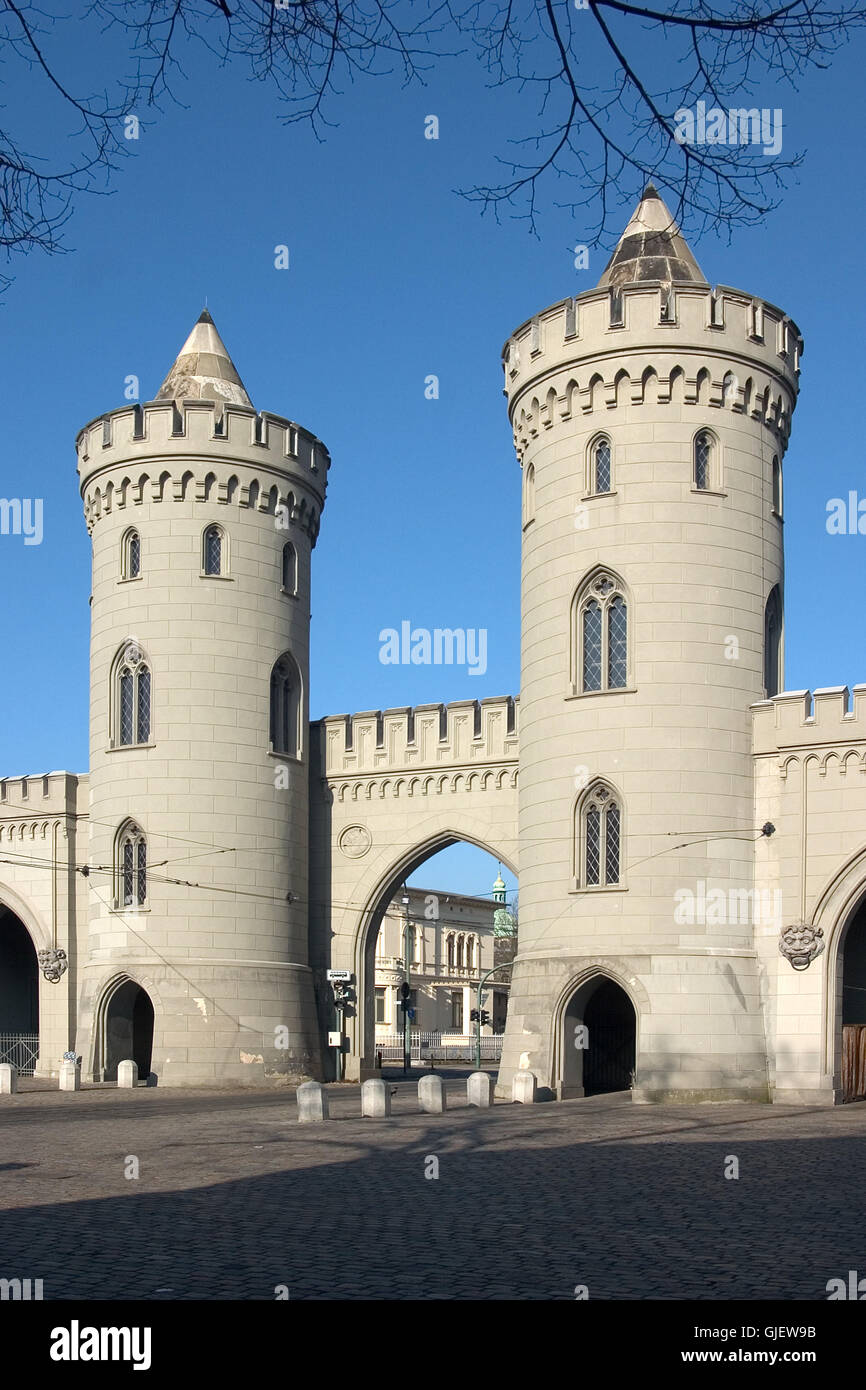 Goal towers hi-res stock photography and images - Alamy