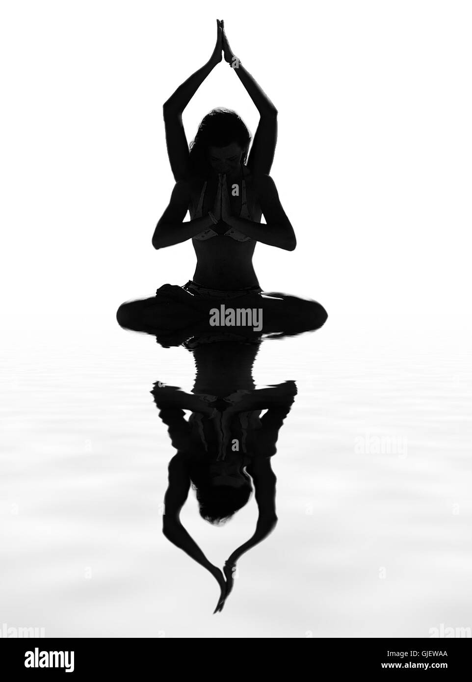 Namaste Black and White Stock Photos & Images - Alamy