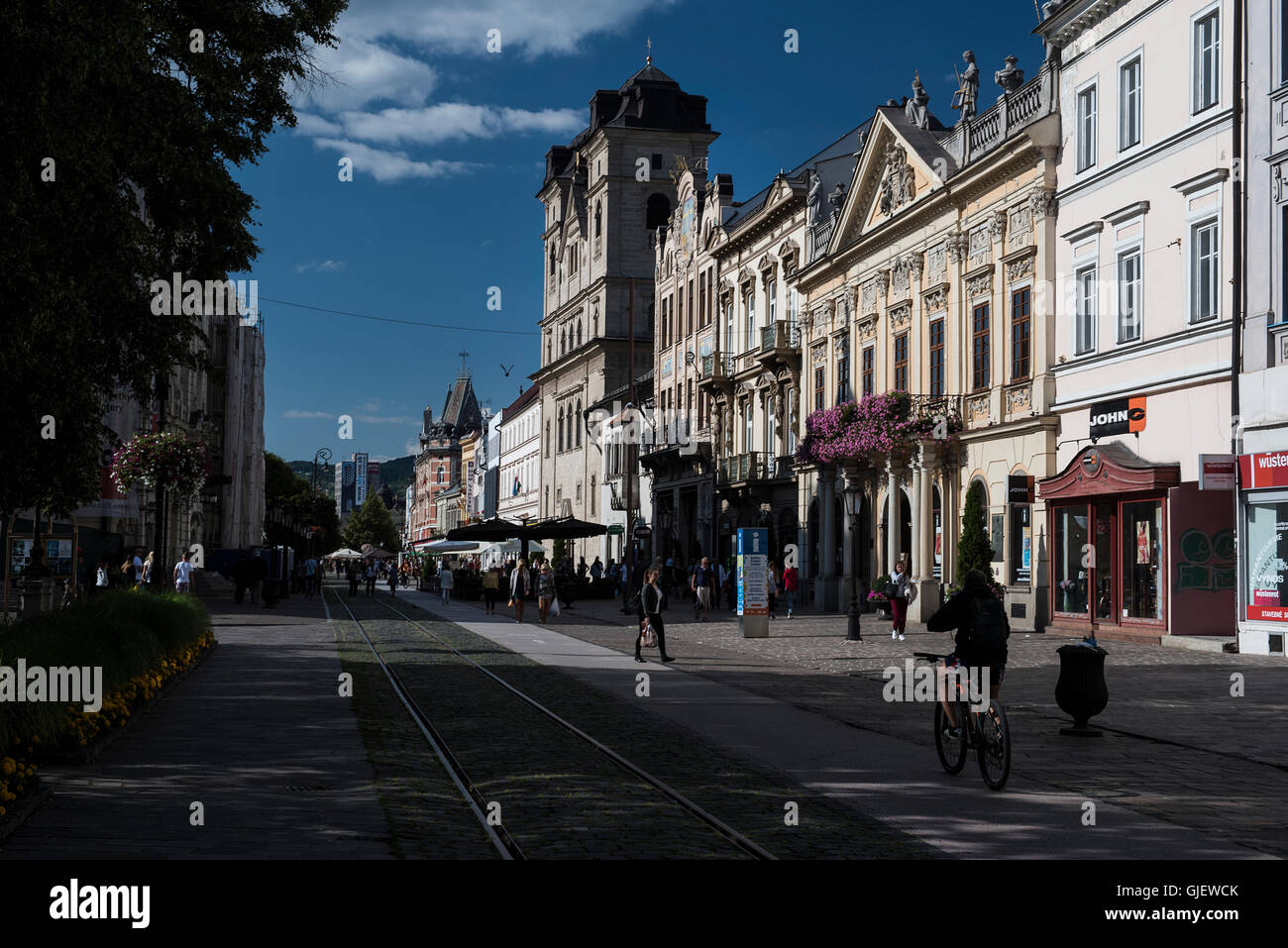 Center of the city of Kosice in eastern Slovakia Stock Photo - Alamy