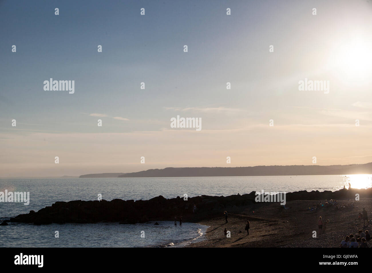 Dorset coast sunset hi-res stock photography and images - Alamy