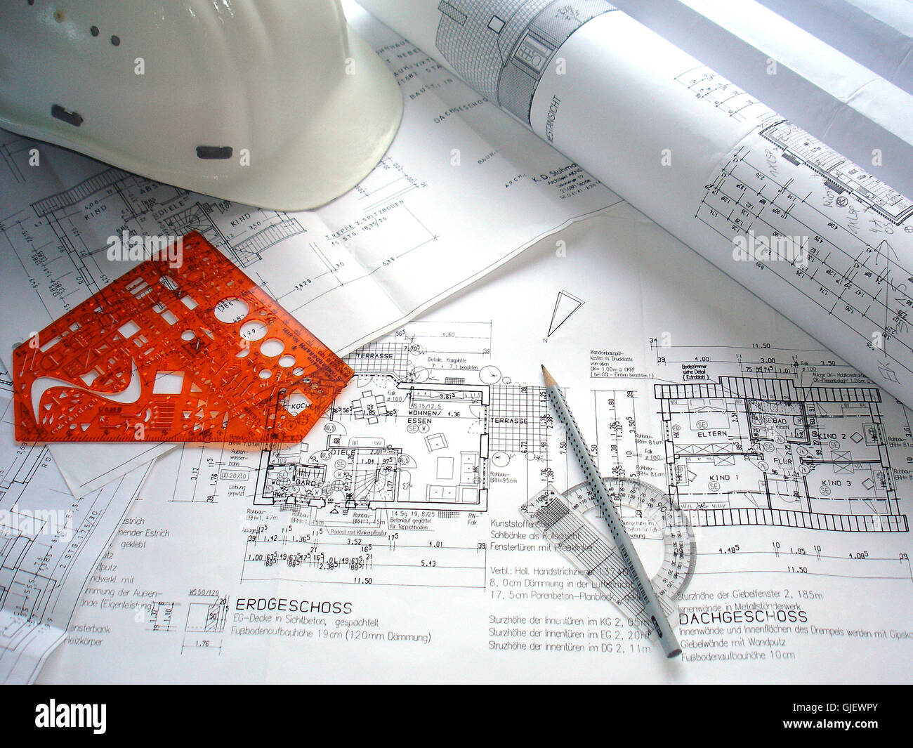 plan build model Stock Photo - Alamy