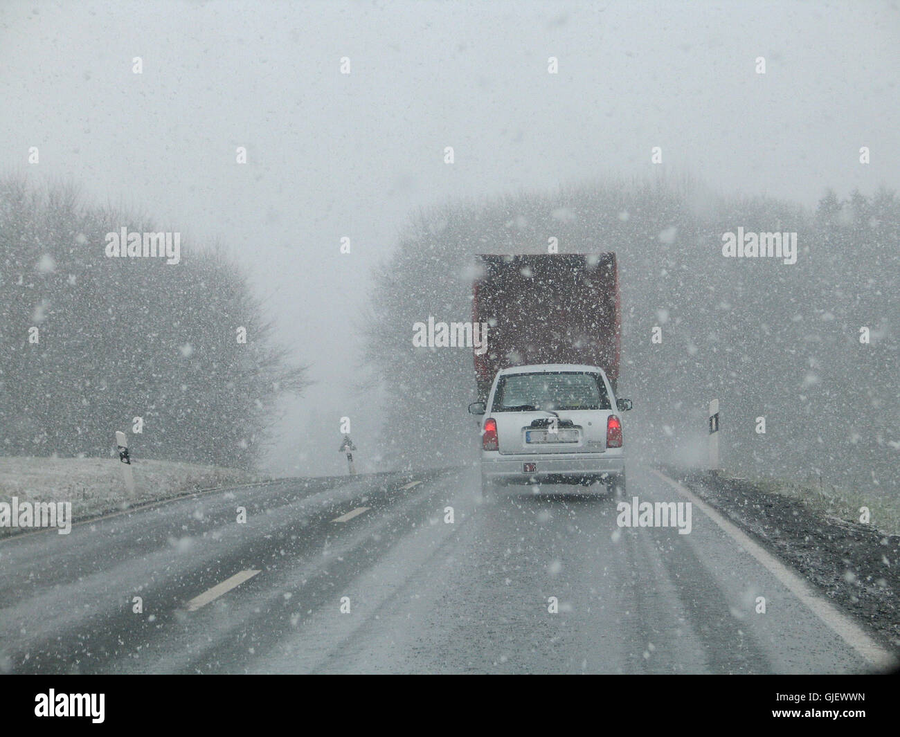 winter traffic transportation Stock Photo - Alamy