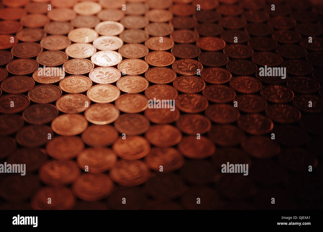 desk currency coin Stock Photo - Alamy