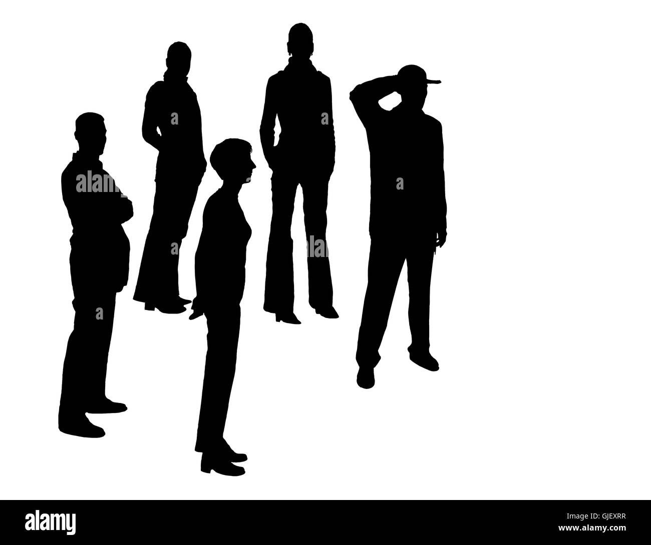 Woman outline shadow Cut Out Stock Images & Pictures - Alamy