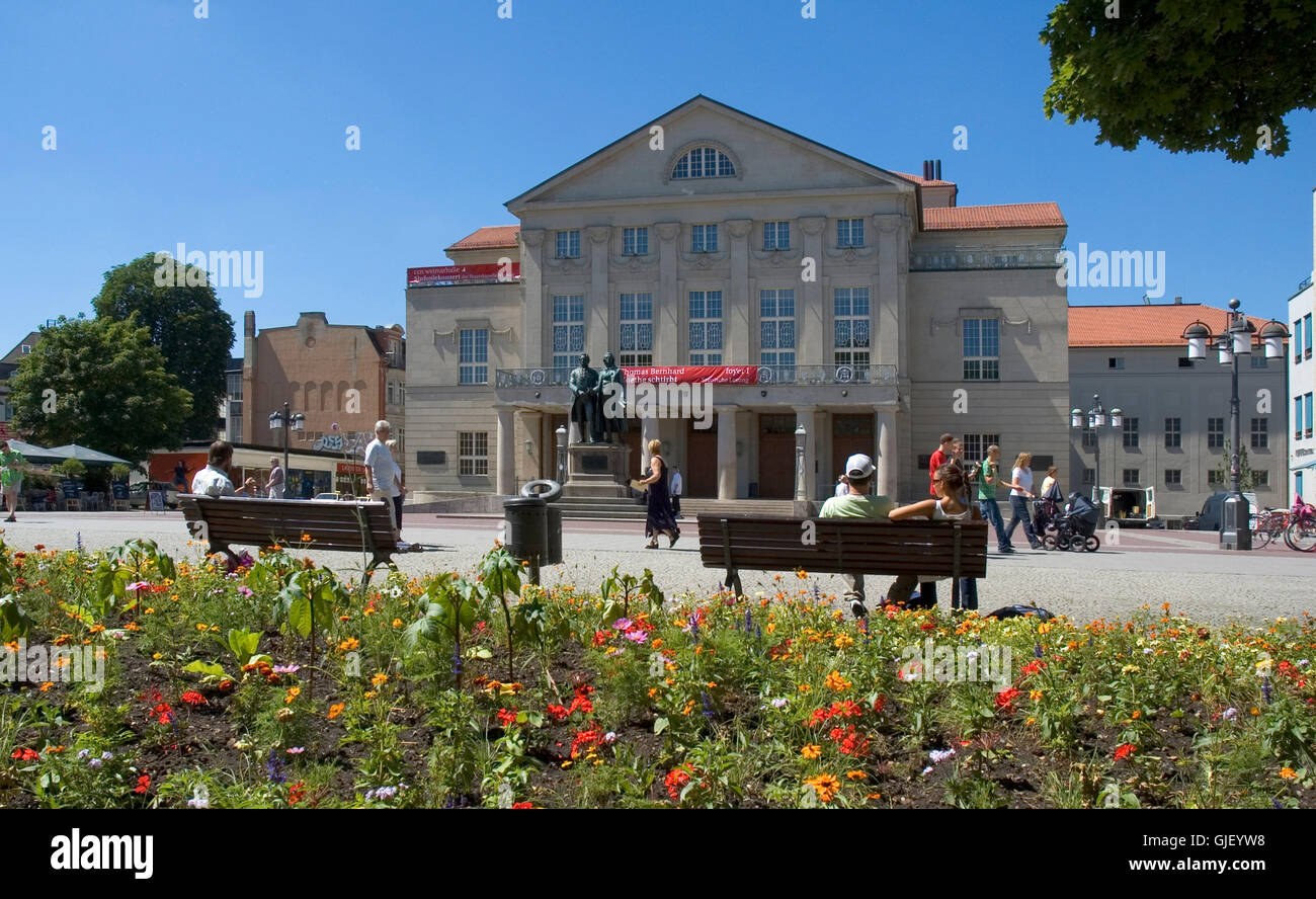 german national theatre,weimar Stock Photo - Alamy