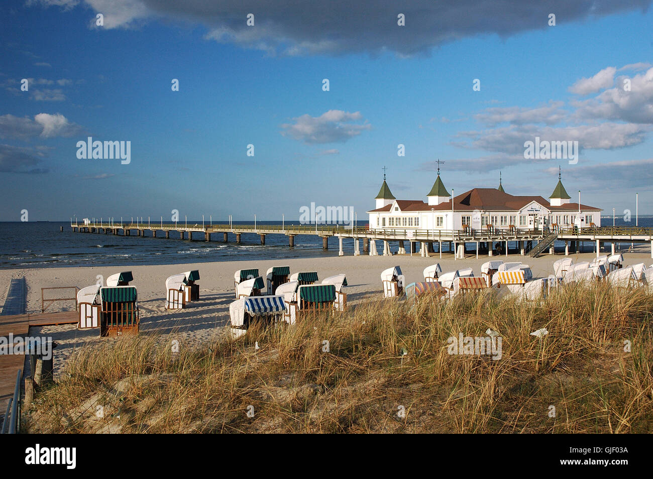 Usedom island ahlbeck pier hi-res stock photography and images - Alamy