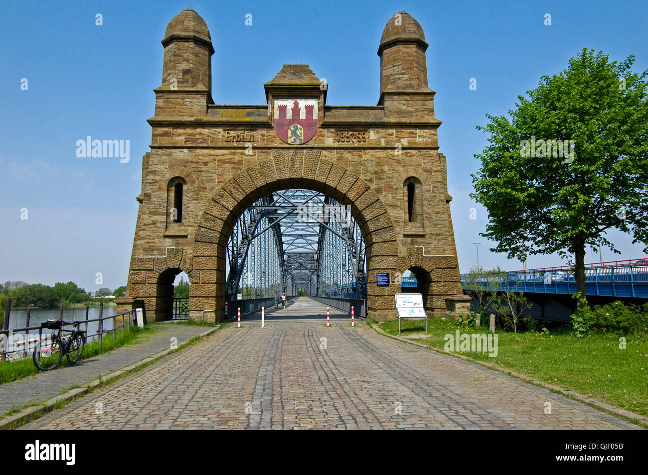 Old elbe bridge harburg hamburg hi-res stock photography and images - Alamy