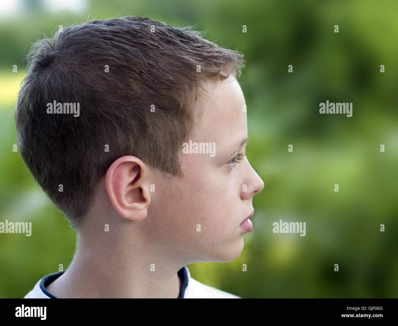 profile humans human beings Stock Photo - Alamy