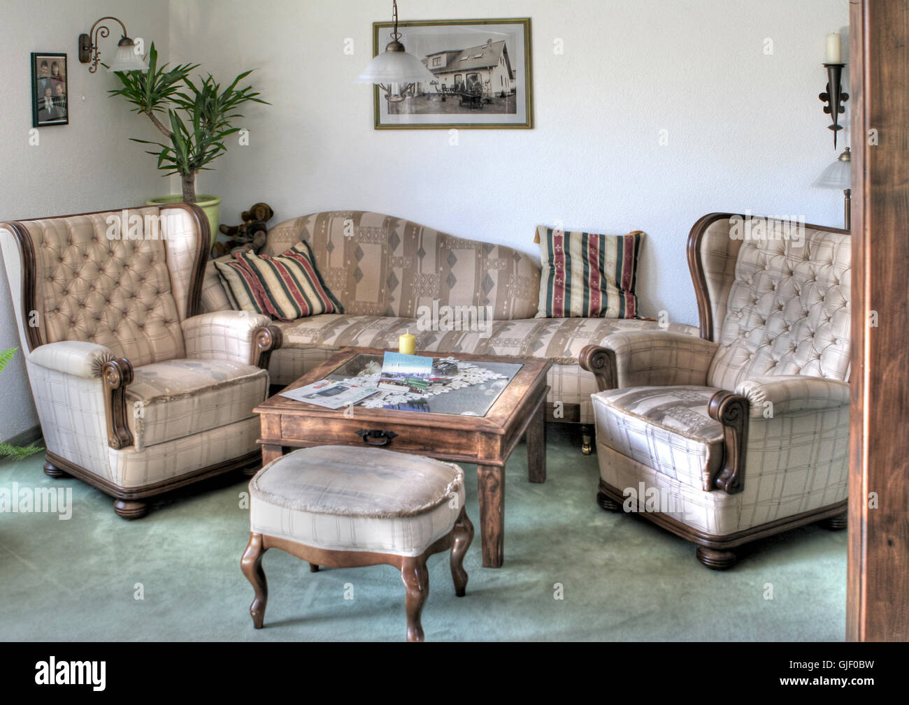 armchair stool house Stock Photo - Alamy