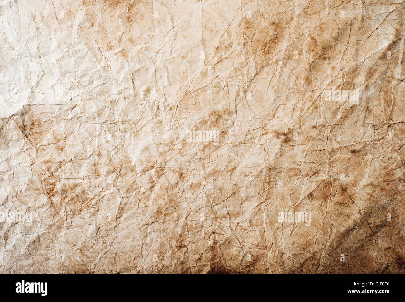 Piece of old rumpled stained paper as background Stock Photo - Alamy