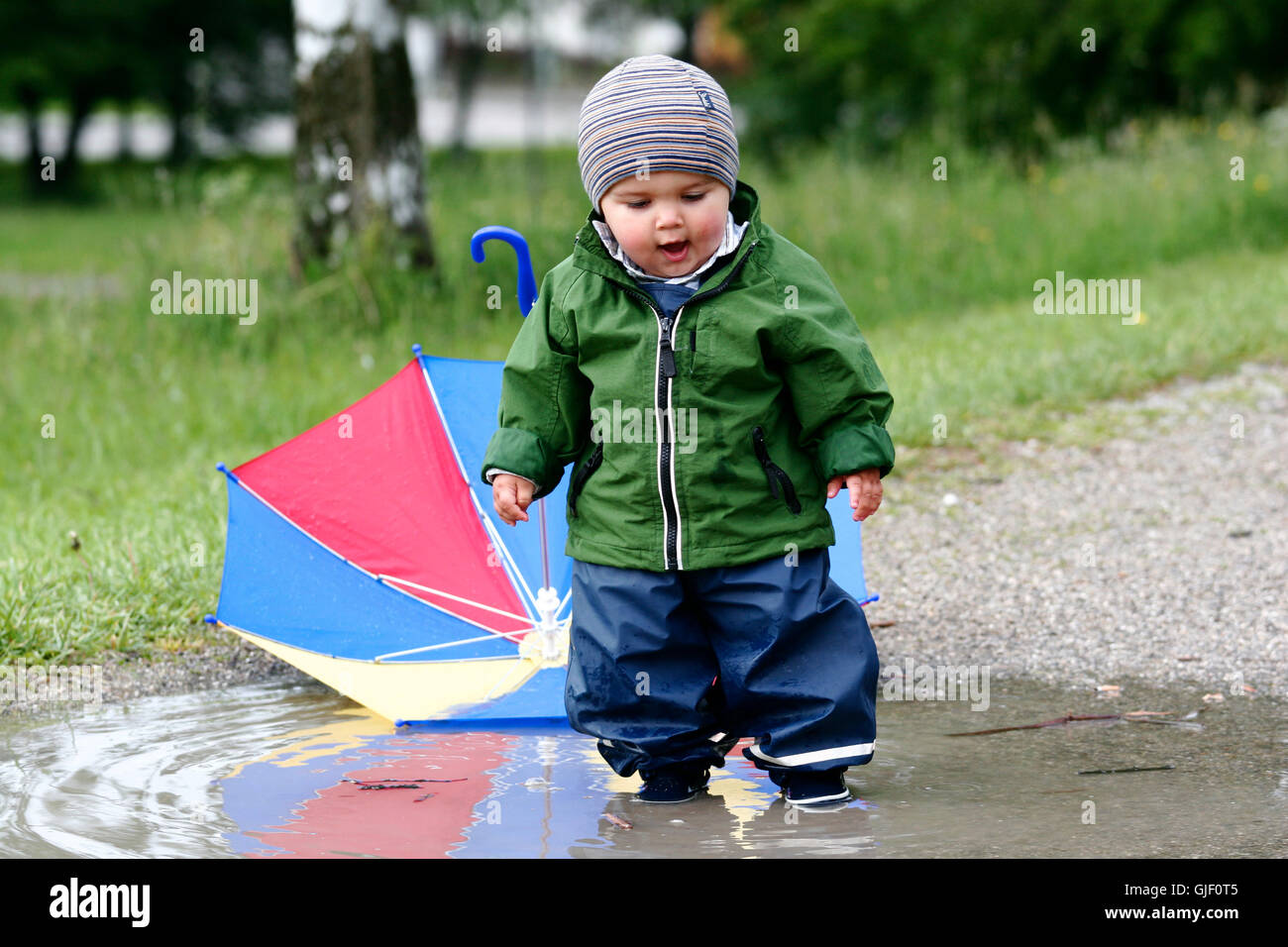 rainy day in spring Stock Photo - Alamy