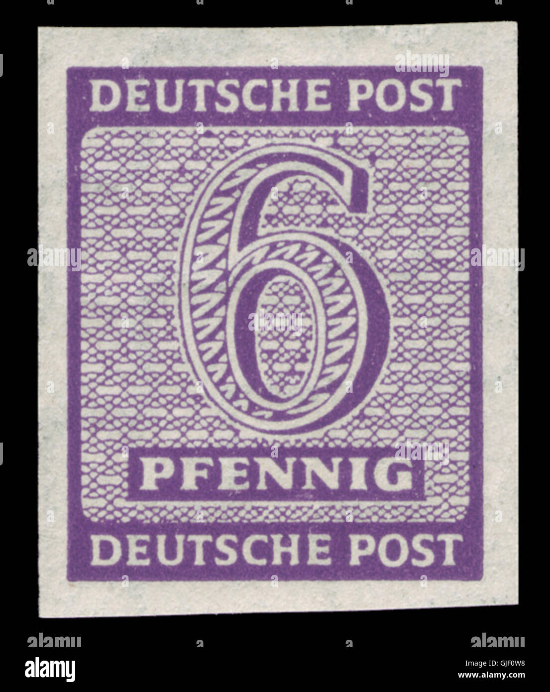 The 1945 SBZ West-Sachsen 117 Ziffer stamp was issued in the Soviet ...